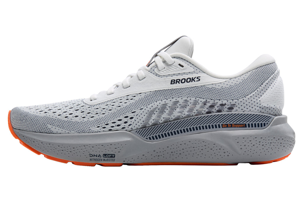 Brooks Adrenaline GTS 24 D White/Peacoat/Alloy Mens – Pure Performance